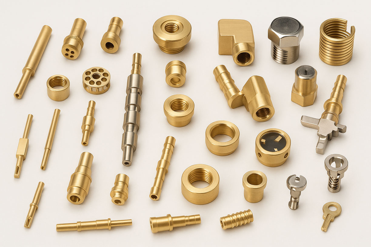Brass Turned Components | Brass Parts India - Custom Brass Turned Parts ...